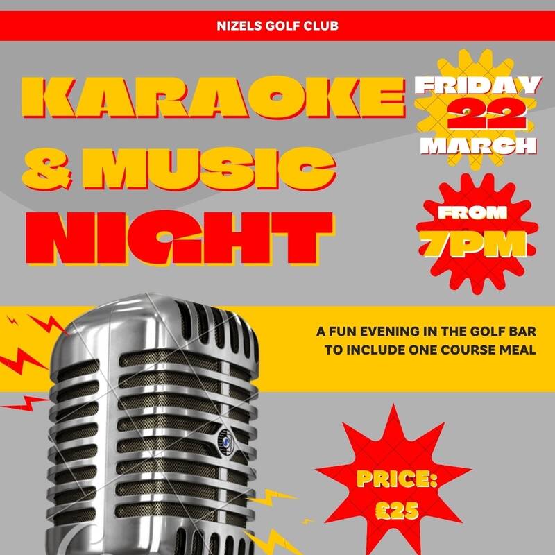 Karaoke & Music Night - Nizels Golf & Country Club