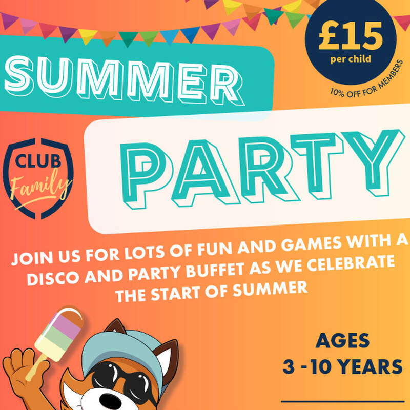 Junior Summer Party with Captain Fantastic - Nizels Golf & Country Club